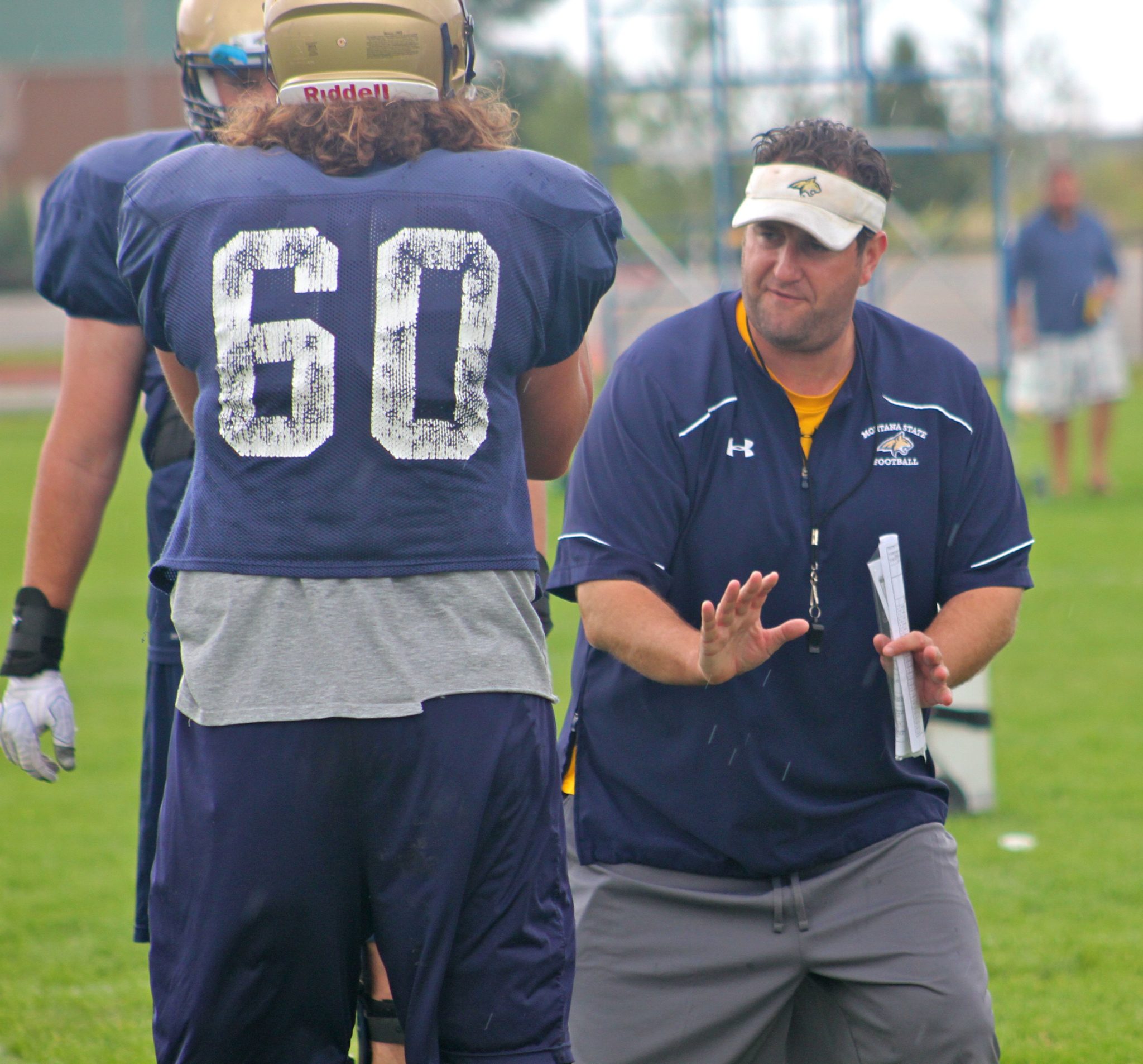 Well-traveled Eck winning over Bobcat O-line – Skyline Sports