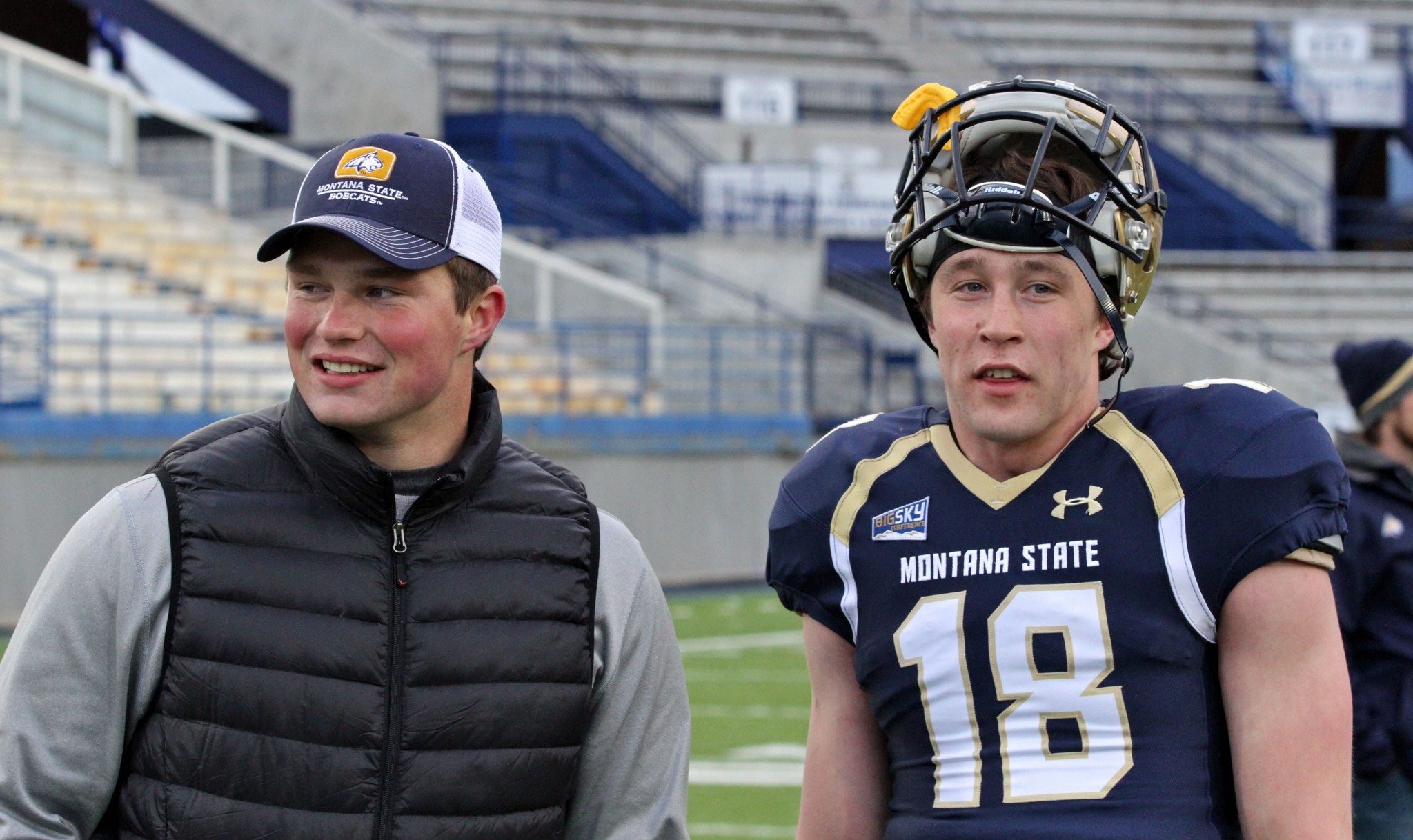 Derek Marks and Brayden Konkol helmet up – Skyline Sports