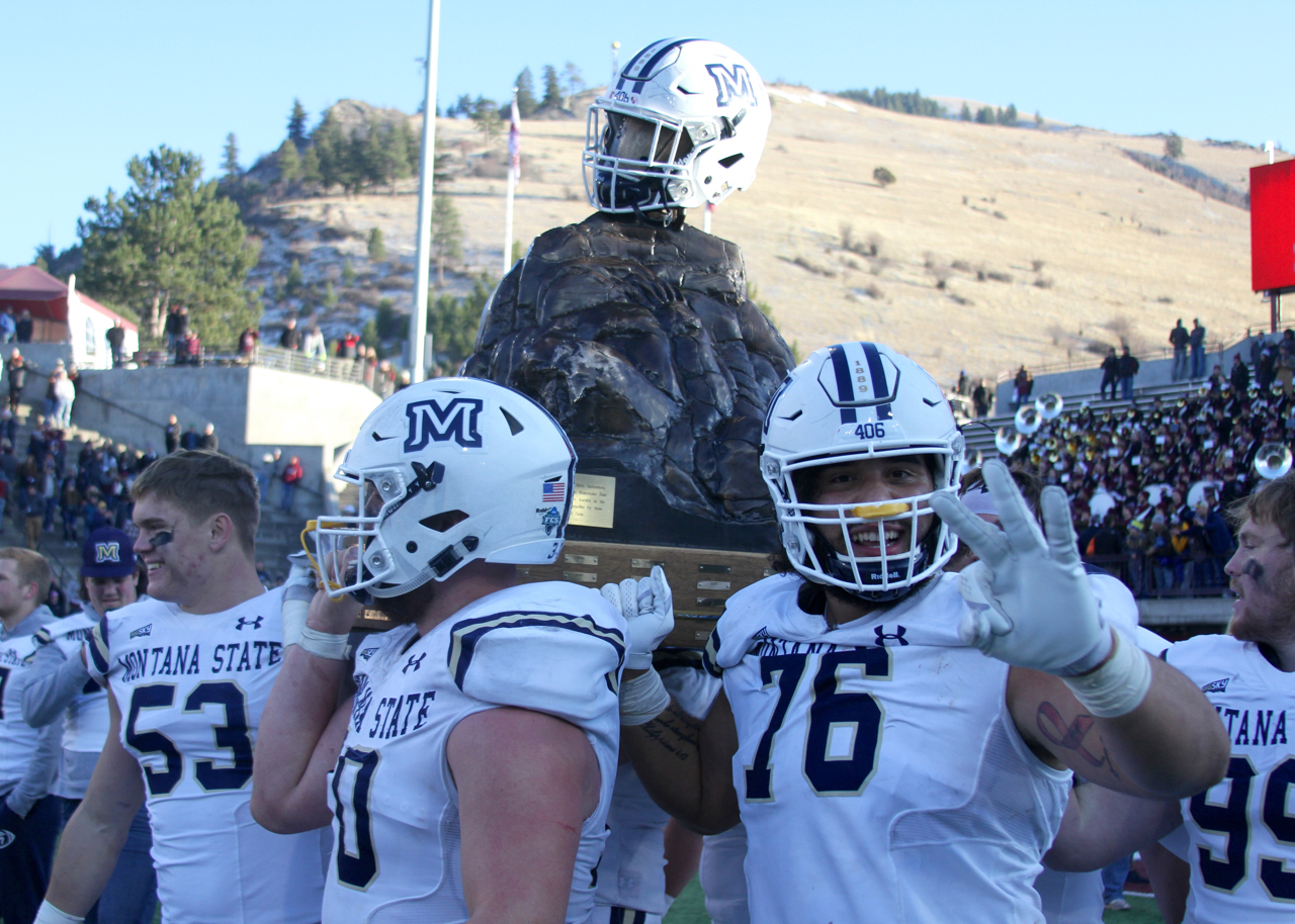 TREASURE STATE TRIPLE: Goal line stop lifts Bobcats to historic win ...