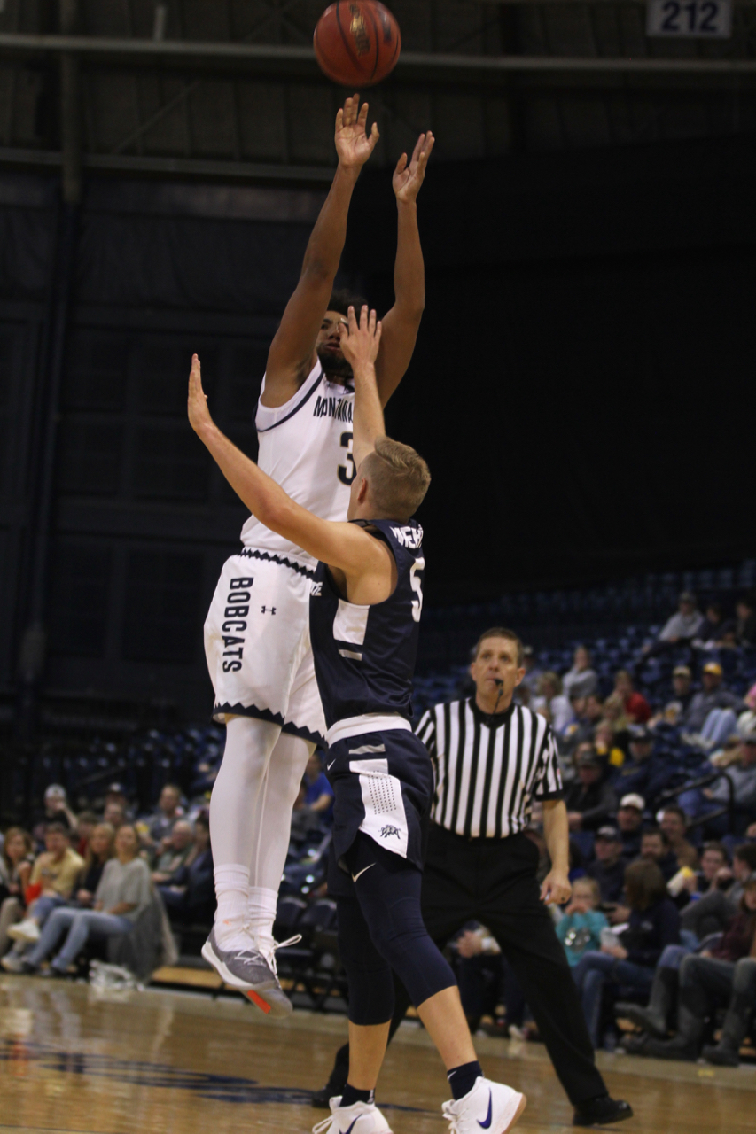 Merrill shoots to career night, Aggies blow past Bobcats in MSU home ...