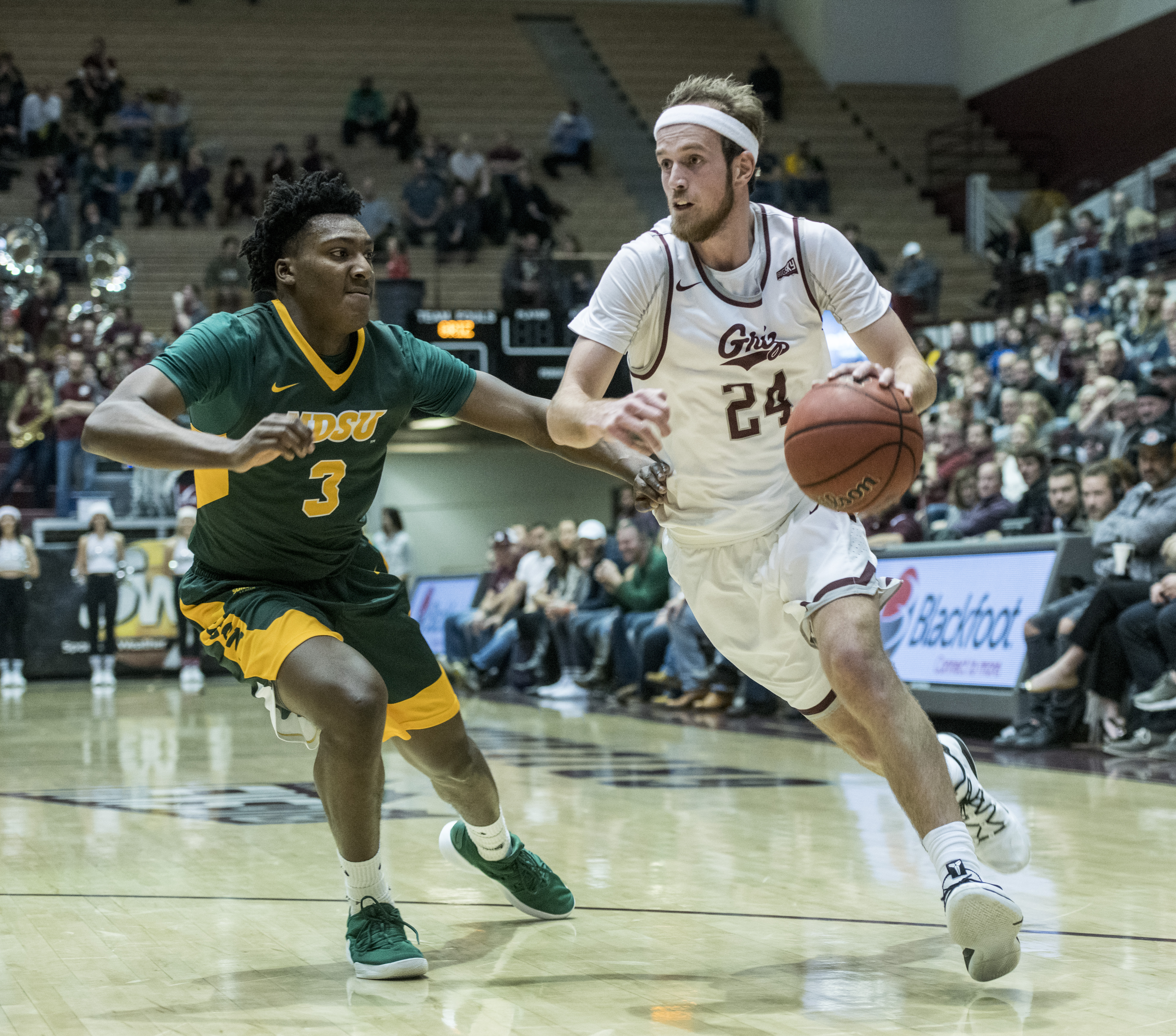 Griz pound through NDSU pack defense, win non-conference home finale ...
