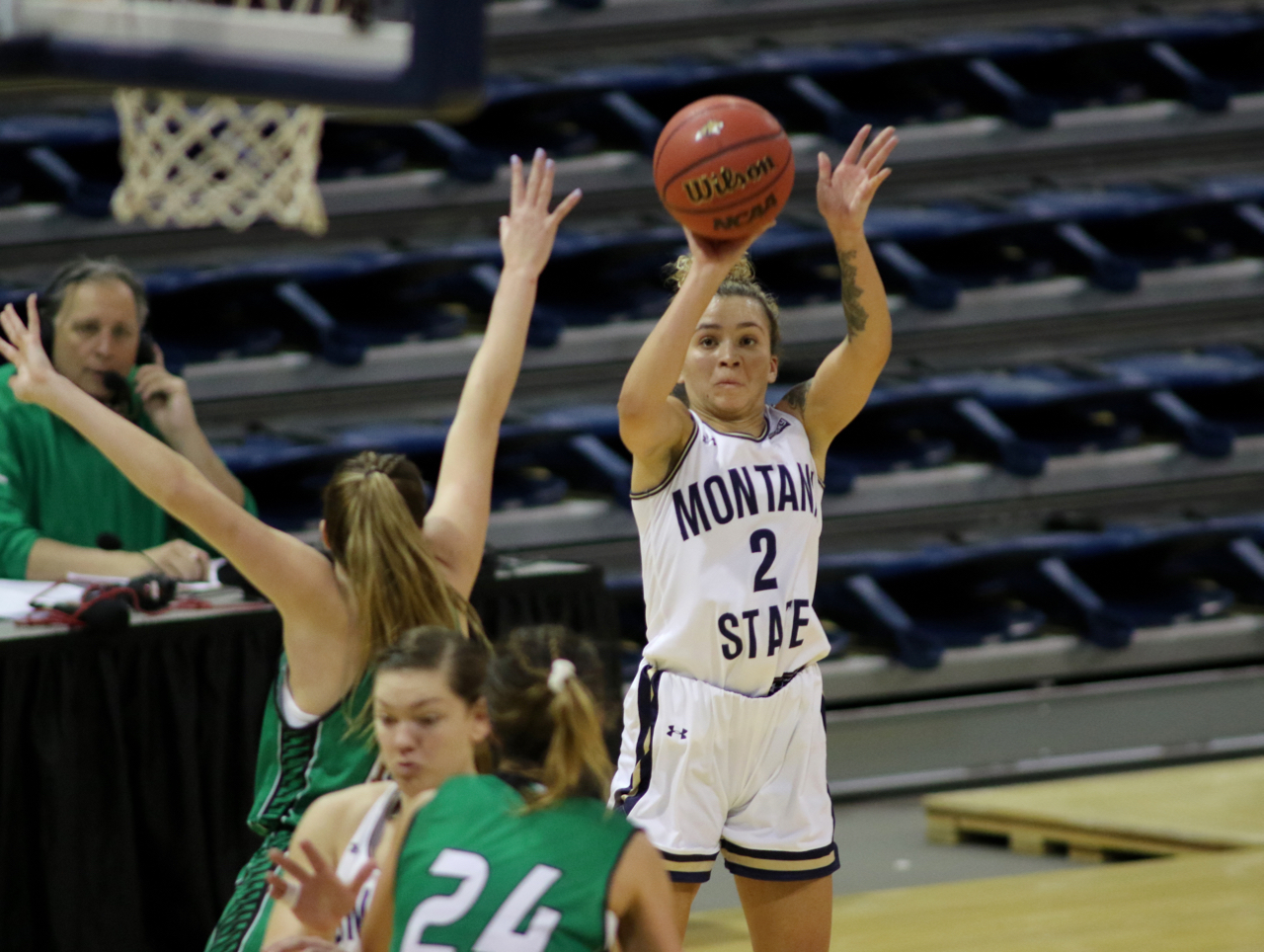 Martell strokes MSU record eight triples, propels Bobcats past UND ...