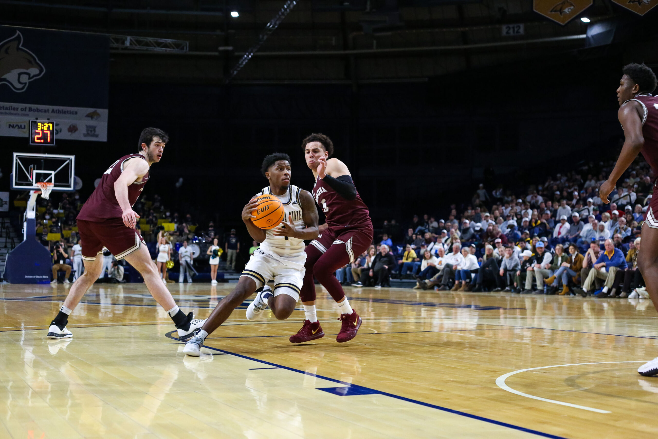 A GAME IN PHOTOS: Montana State downs Griz for first time since 2017 ...