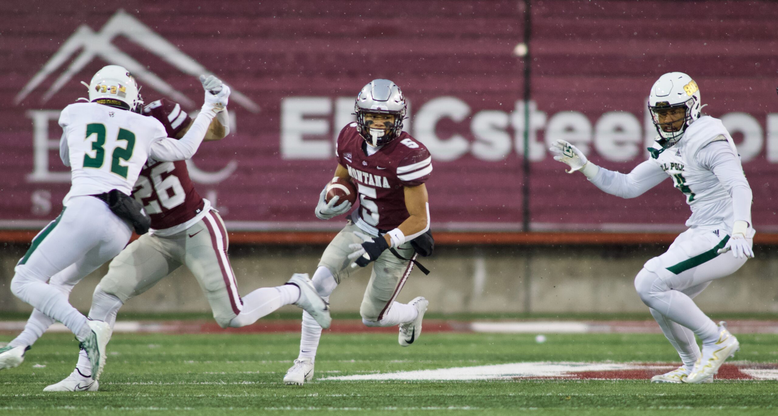 Griz run over Cal Poly in snowy beatdown at Washington-Grizzly ...