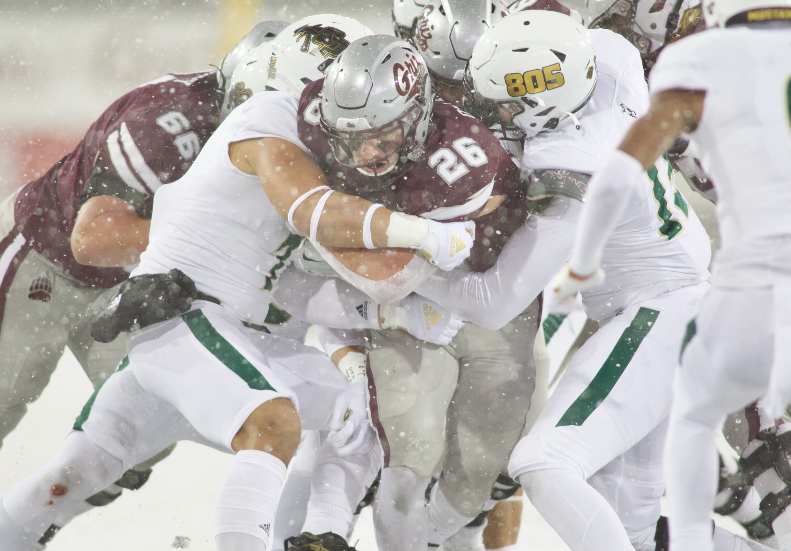 Griz run over Cal Poly in snowy beatdown at Washington-Grizzly ...