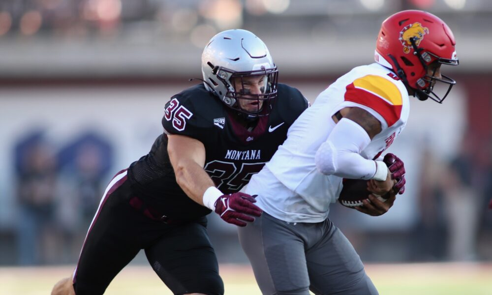 Montana Griz press conference – Hauck, AJ Forbes, Braxton Hill on NAU ...