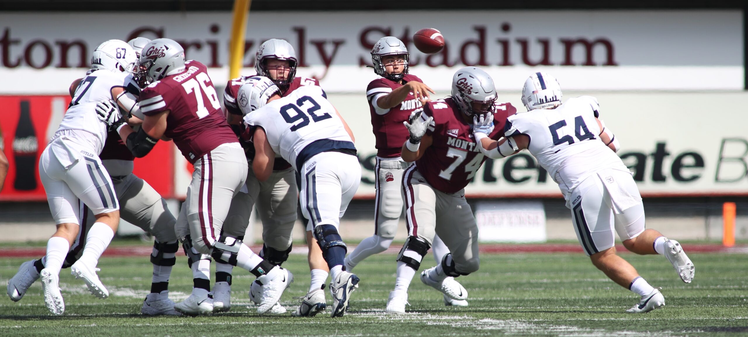 Griz switch QBs in second half, pull away for season-opening win ...