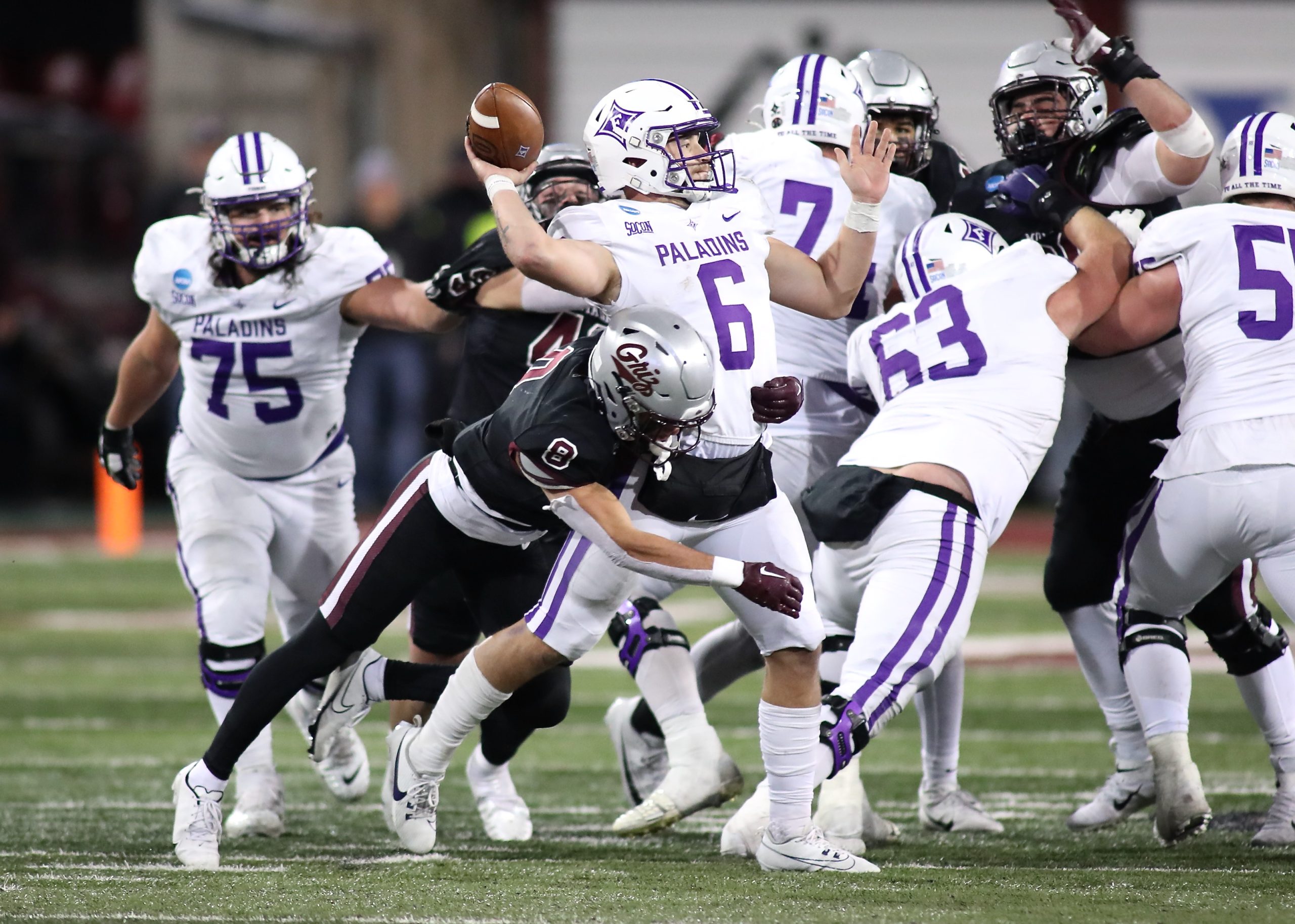 Bergen takes kick, punt back for TD; Griz beat Furman in OT to make ...