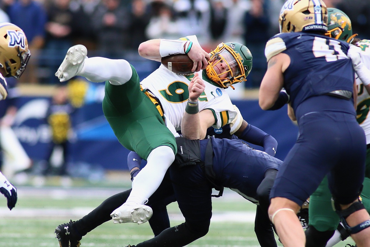 Bison shock Bobcats, block extra point in OT to emerge with FCS ...