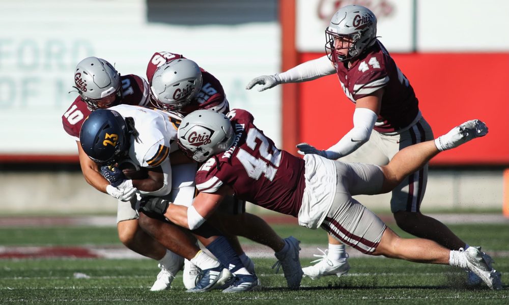 Griz lock in defensively, pull away in second half for homecoming win ...