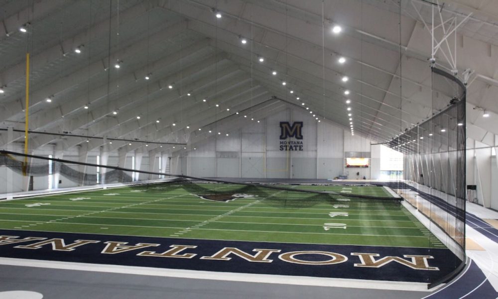 Montana State AD Leon Costello unveils Kennedy-Stark indoor practice ...